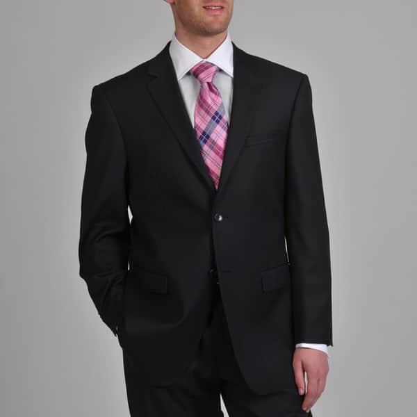 Prontomoda Europa Men's 'Super 140' Navy Wool Suit in Size 42 R/36 ...