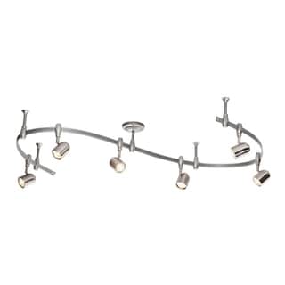 Catalina Lighting Benny 6-Light Bullet Flex Rail Track Lighting Kit in ...