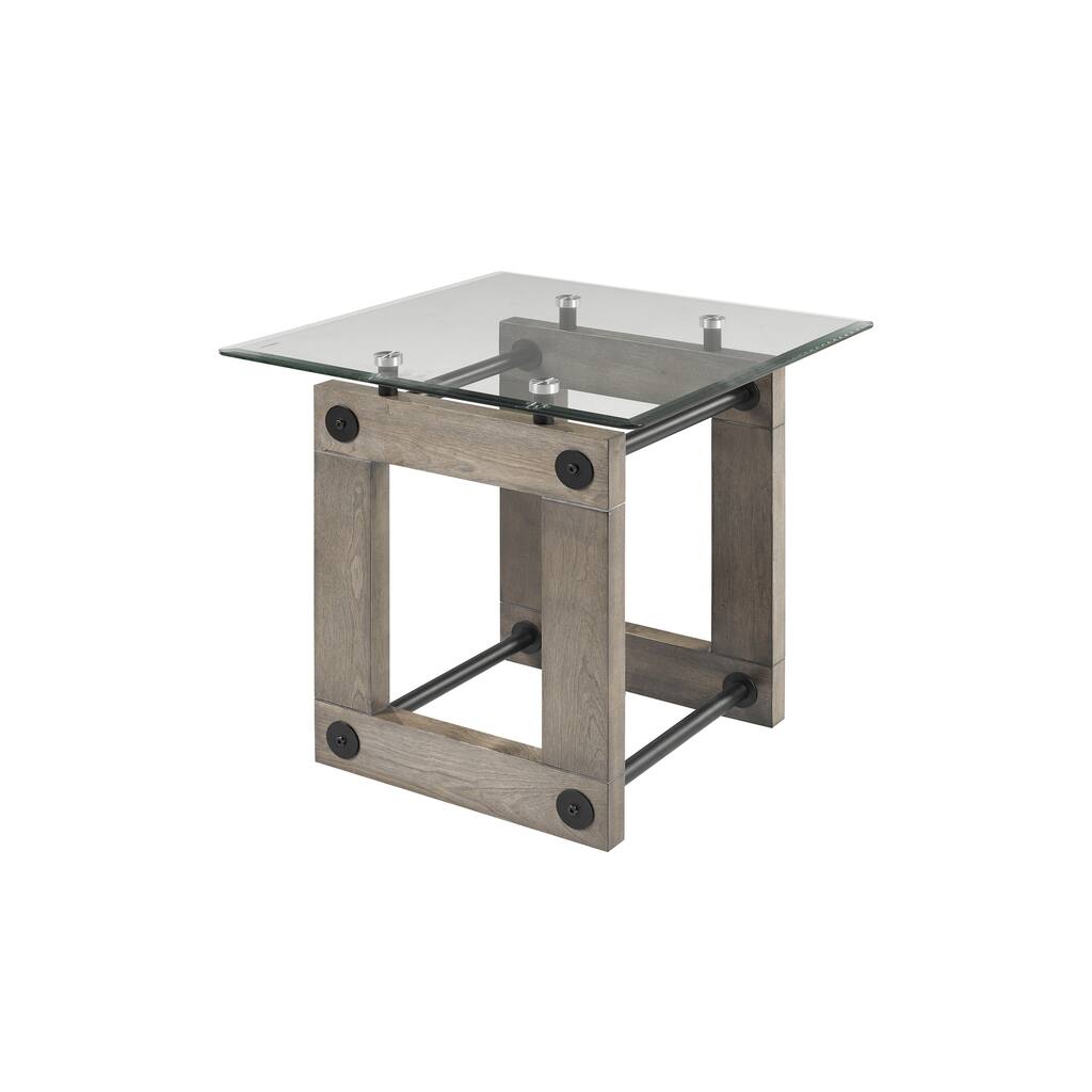 Soho End Table, Ash Brown - Overstock - 28021390