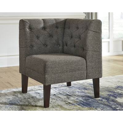 Tripton Corner Upholstered Bench - Graphite - N/A - Overstock - 28029414