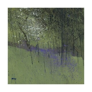 Paul Baile 'Bluebells On Green' Canvas Art - Bed Bath & Beyond - 28030031