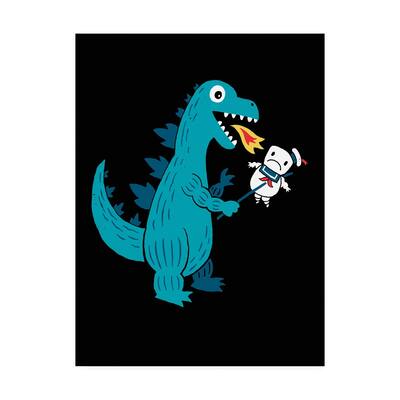 Michael Buxto 'The Great Monster off Kanagawa' Canvas Art - Bed Bath ...