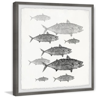 'Freshwater Fish' Framed Painting Print - Multi-Color - Bed Bath ...