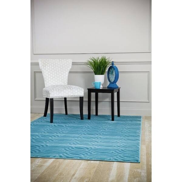 5661 Modern Blue 6x9 Area Rug - 6' x 9' - Bed Bath & Beyond - 28039784