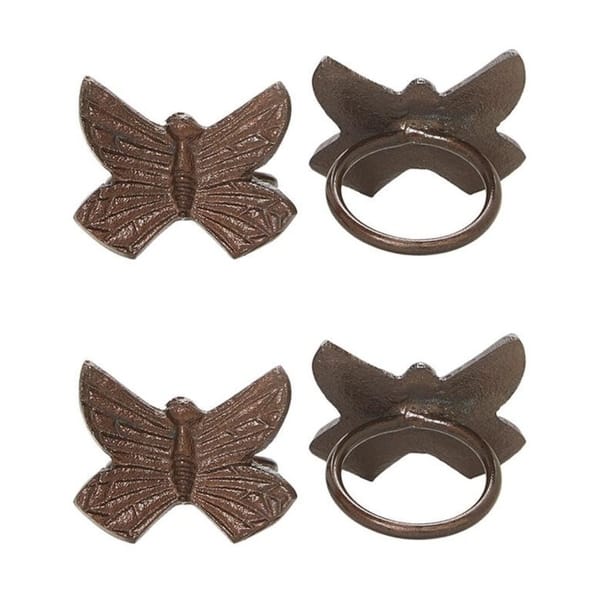 Butterfly Napkin Ring Set of 4 - Bed Bath & Beyond - 28044109