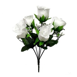 12" M. P. rose bud bush x 5 - Bed Bath & Beyond - 28044407