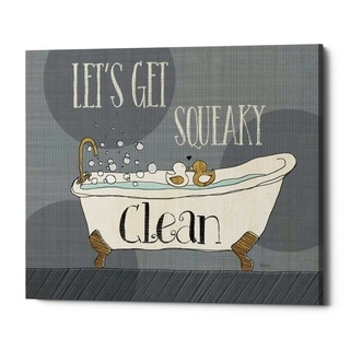 Epic Graffiti 'Squeaky Clean I' Giclee Canvas Wall Art, 16"x12" - Bed ...