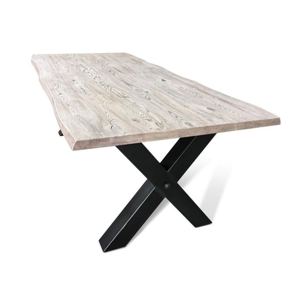 BOHME LX Dining table - Whitewashed Oak/Black - Bed Bath & Beyond ...