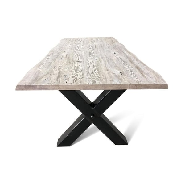 BOHME LX Dining table - Whitewashed Oak/Black - Bed Bath & Beyond ...