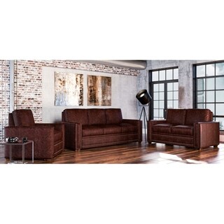 Made To Order Evelyn 100 Top Grain Leather Sofa Loveseat And Chair