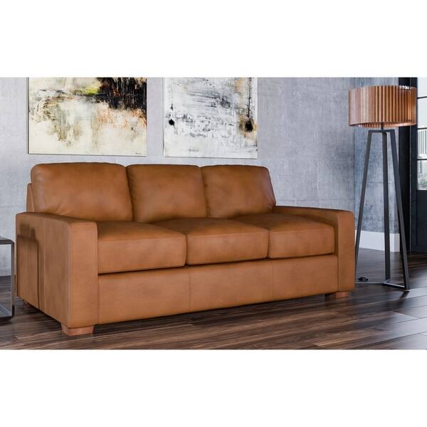 Made to Order Maxim 100% Top Grain Leather Sofa, Loveseat and Chair Set ...