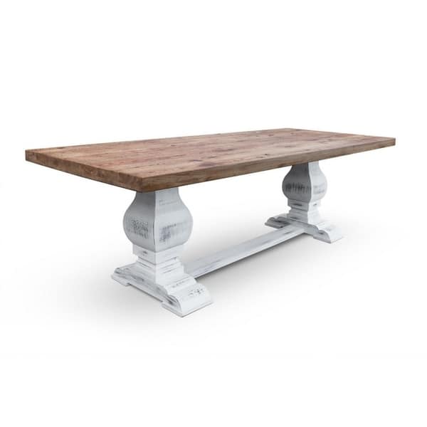 EPOHA Dining table - Natural Oak/White - Bed Bath & Beyond - 28082236