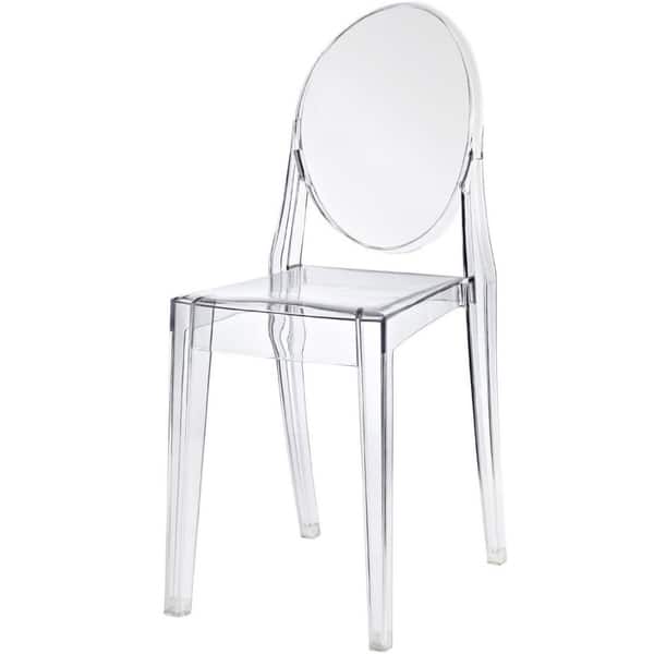 Mid-Century Clear Acrylic Clear Chair - Bed Bath & Beyond - 28093048