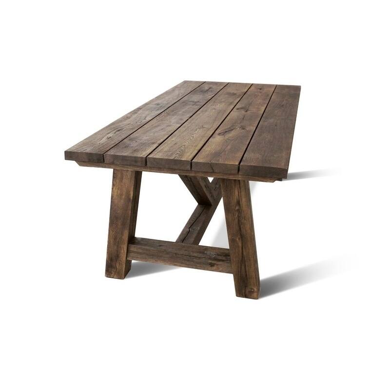 SMURF Dining table - Aged Oak - N/A - Overstock - 28095950