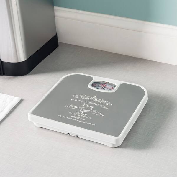 Paris Mechanical Weighing Scale, Grey - Bed Bath & Beyond - 28110693