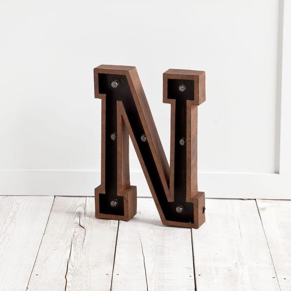 Archera Large "New York" Metal Battery Powered LED Sign - 110"W x 20"H ...