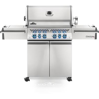 Napoleon Prestige PRO™ 500 Gas Grill with4 Main Bruners and Infrared ...