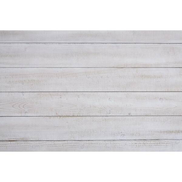 Plank Style Wooden Table Set with Slatted Lower Shelf and Bun Feet, Set ...