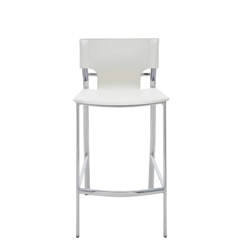 Chrome Counter Stool (Set of 2) - Overstock - 28134685