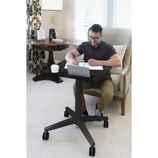 AIRLIFT® XL Sit-Stand Adjustable Mobile Student Classroom Desk - Bed ...