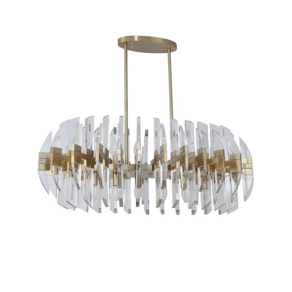 Copper Metal Ceiling Fixture with Acrylic Arms - Bed Bath & Beyond ...