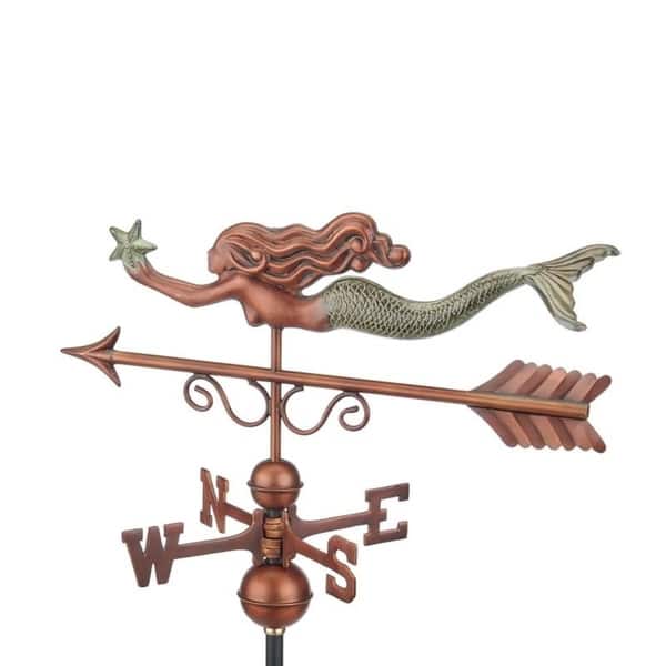 Little Mermaid Weathervane - Pure Copper by Good Directions - On Sale ...