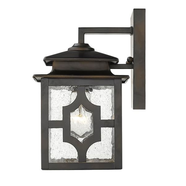 Calvert 1-light Oil Rubbed Bronze Exterior Wall Fixture - Bed Bath ...