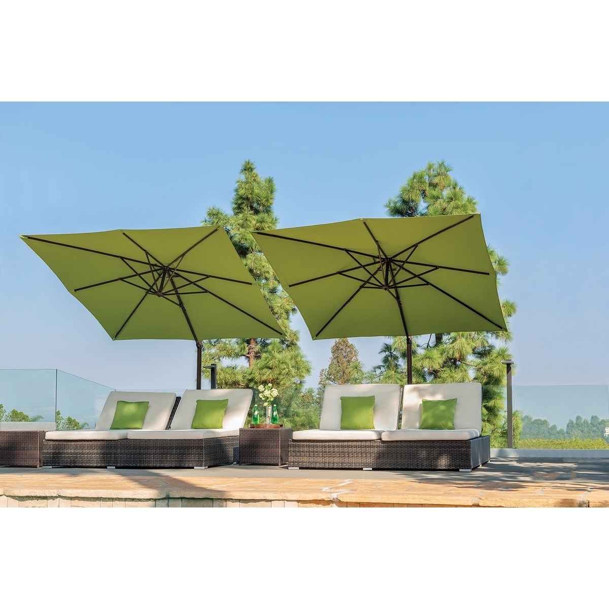 SimplyShade Skye 8.6 Square Cantilever Umbrella Bed Bath Beyond 28181125