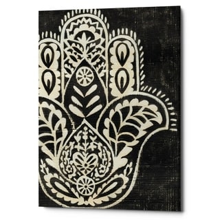 Epic Graffiti 'Night Hamsa I' by Chariklia Zarris Giclee Canvas Wall ...