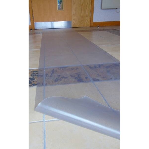 Floortex Long & Strong Hallway Runner | for Hard Floors | Clear PVC ...