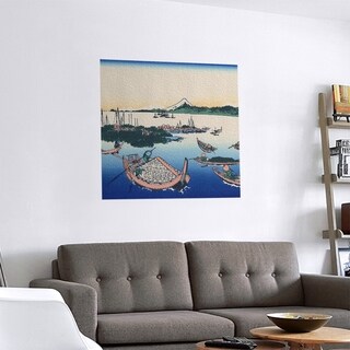 Porch & Den Katsushika Hokusai 'Tsukuda Island in Musashi Province ...
