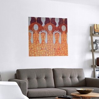 Porch & Den Gustav Klimt 'Angel Brides' Removable Art Decal - Bed Bath ...
