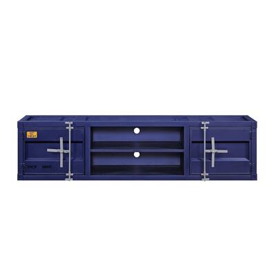 ACME Cargo TV Stand in Blue - Overstock - 28232492