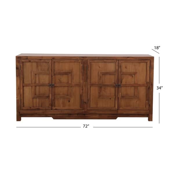 Abbyson Theodore 72-Inch Wood Side Cabinet - Bed Bath & Beyond - 28234740