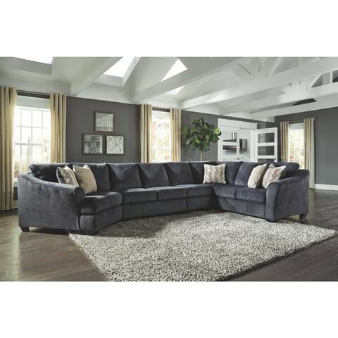 Eltmann 4-Piece Sectional with Left Arm Facing Cuddler - Slate ...