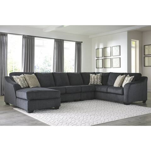 Eltmann 4-Piece Sectional with Left Arm Facing Chaise - Slate ...