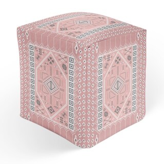 PAC PINK Square Pouf By Kavka Designs - Bed Bath & Beyond - 28250748