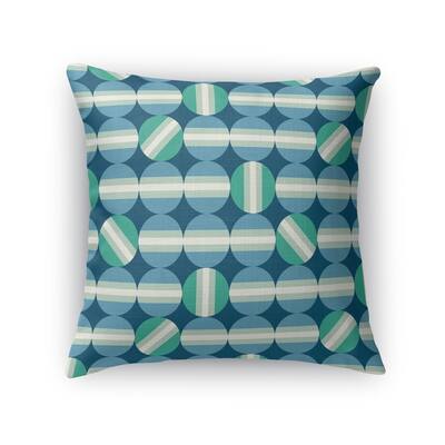 HEMISPHERES BLUE Indoor-Outdoor Pillow By Kavka Designs - Overstock ...