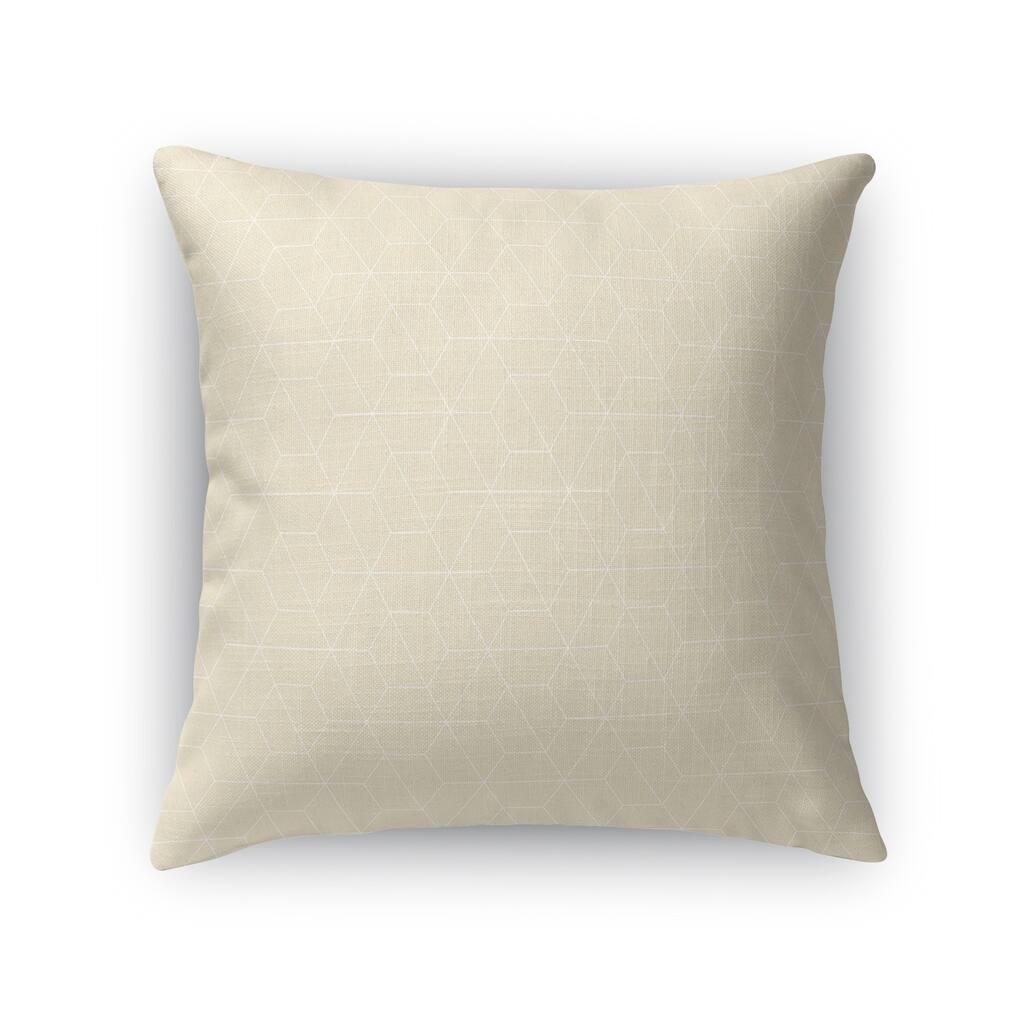 TRON OATMEAL Accent Pillow By Kavka Designs - Overstock - 28251193