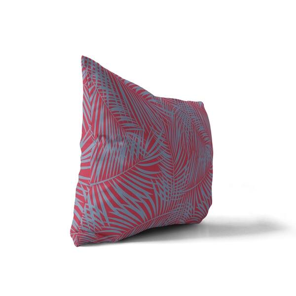 PALM PLAY RED BLUE Lumbar Pillow By Kava Designs - Bed Bath & Beyond ...