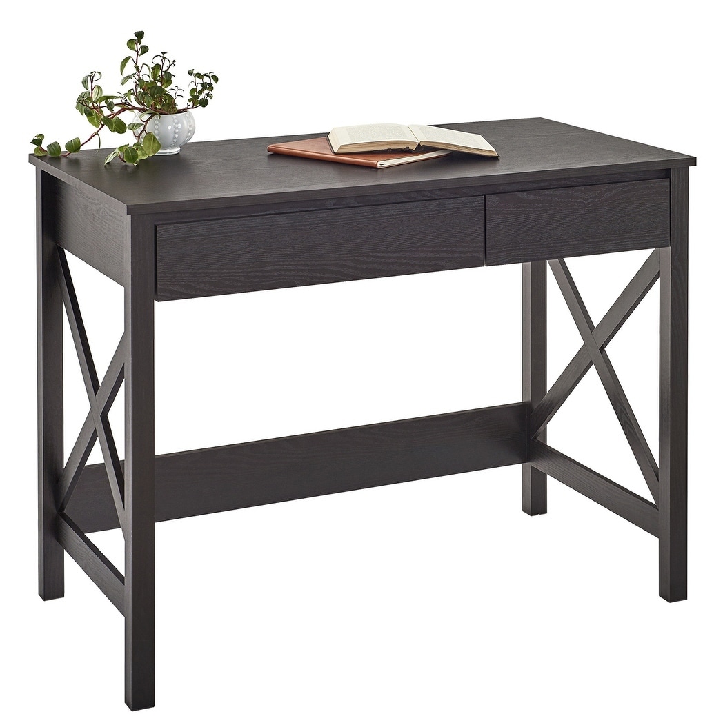 The Gray Barn Xanadu Hill X frame Writing Desk with 2 Drawers Bed Bath Beyond 28256795