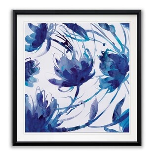 Indigo Swirl II -Framed Giclee Print - Bed Bath & Beyond - 28261652
