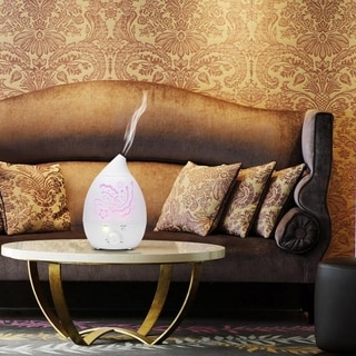 Supersonic Wave Drop Style Night Light Humidifier Fragrance Diffuser ...