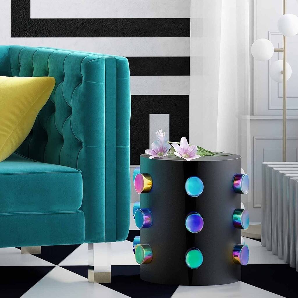 Rockstar Black Side Table - Overstock - 28274682
