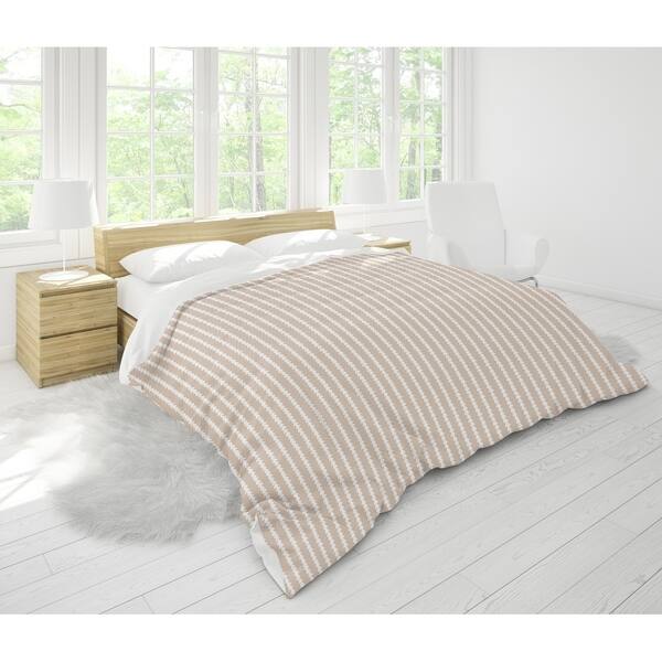 TINY TRIANGLE STRIPE TAN Light Weight Comforter By Kavka Designs - Bed ...