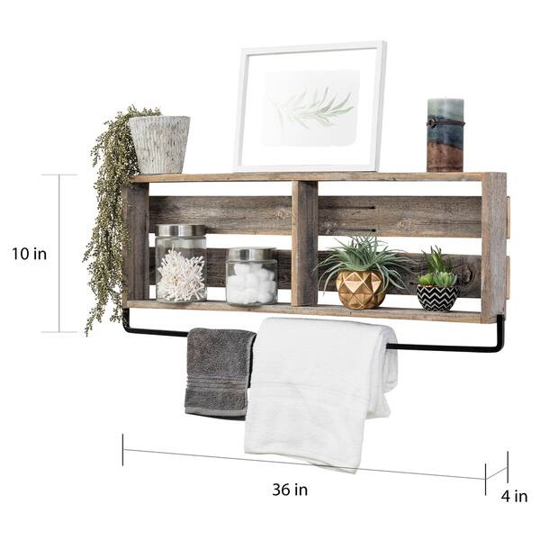 Carbon Loft Mulhern Handmade 36-inch Large Reclaimed Bathroom Plank ...
