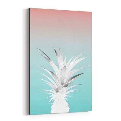 Noir Gallery Pineapple Fruit Abstract Coastal Canvas Wall Art Print ...