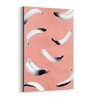Noir Gallery Abstract Banana Fruit Pattern Canvas Wall Art Print ...