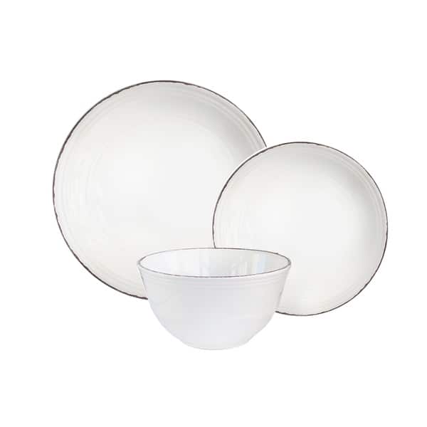 madelyn white 12 pc dinner set - Bed Bath & Beyond - 28312005