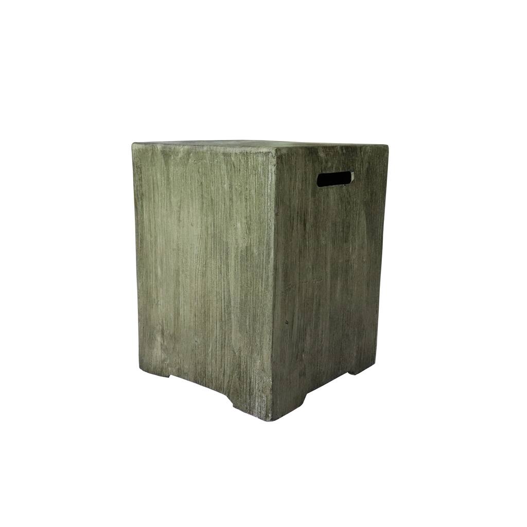 Panama Weathered Wood Propane Tank Protector - Overstock - 28313415